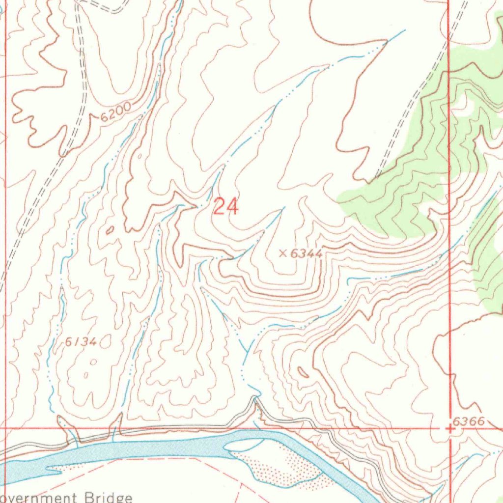 Juniper Hot Springs, CO (1966, 24000-Scale) Map by United States ...