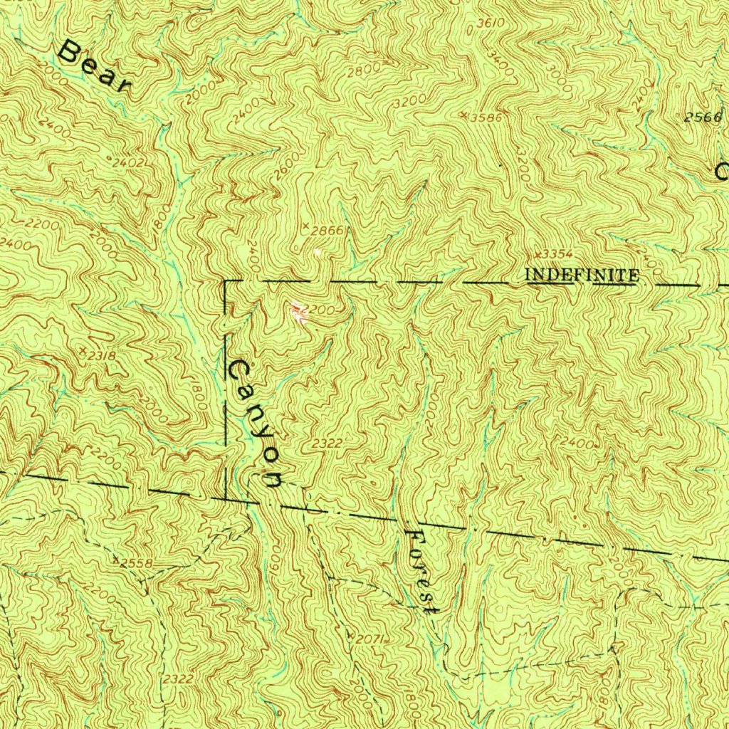 Junipero Serra, CA (1961, 62500-Scale) Map by United States Geological ...