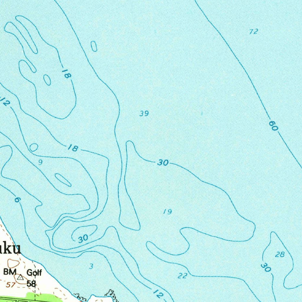 Kahuku, HI (1983, 24000-Scale) Map by United States Geological Survey ...