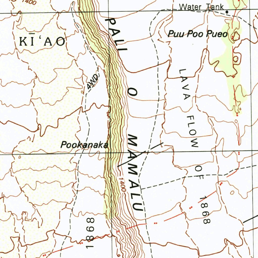 Kahuku Ranch, HI (1995, 24000-Scale) Map by United States Geological ...