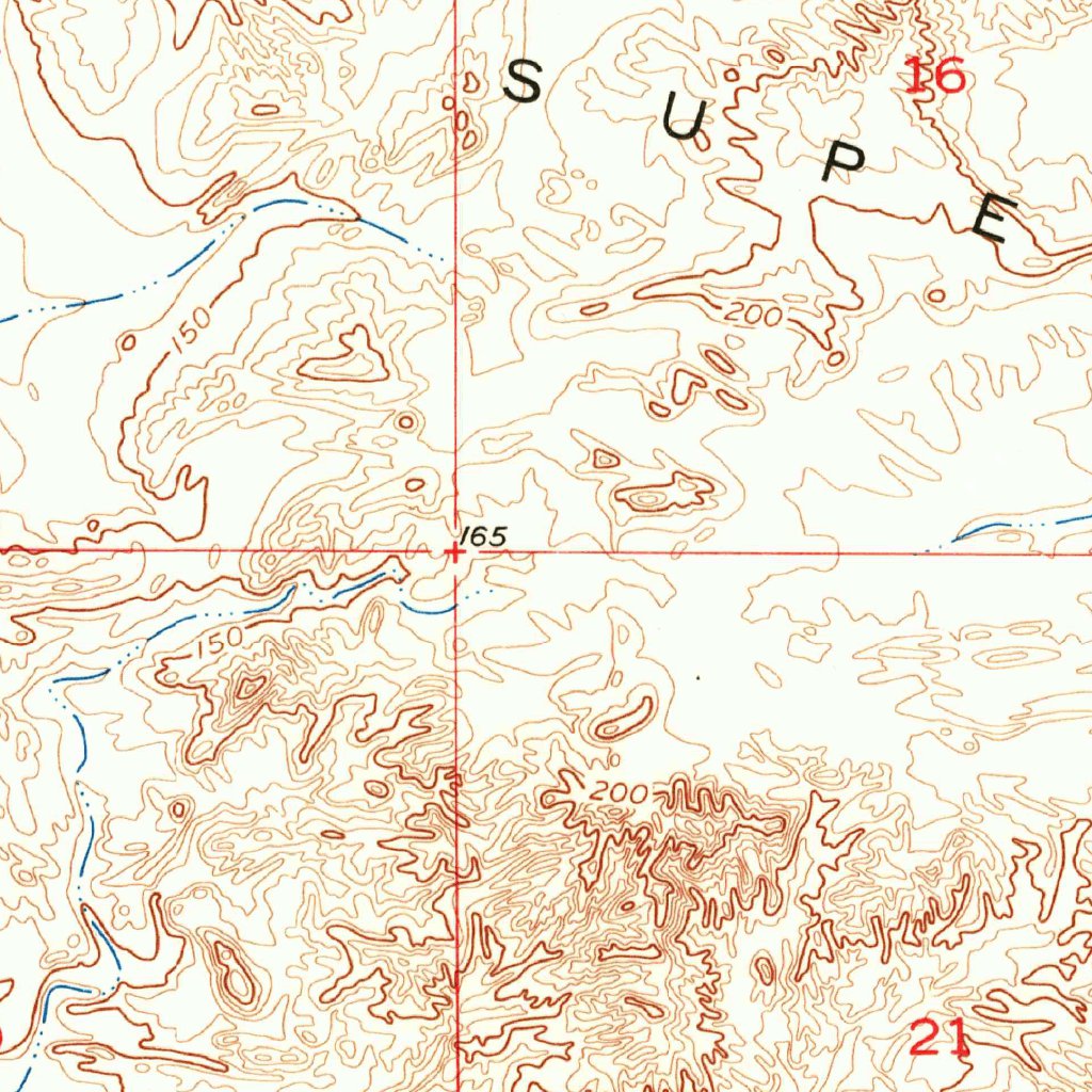 Kane Spring, CA (1956, 24000-Scale) Map by United States Geological ...