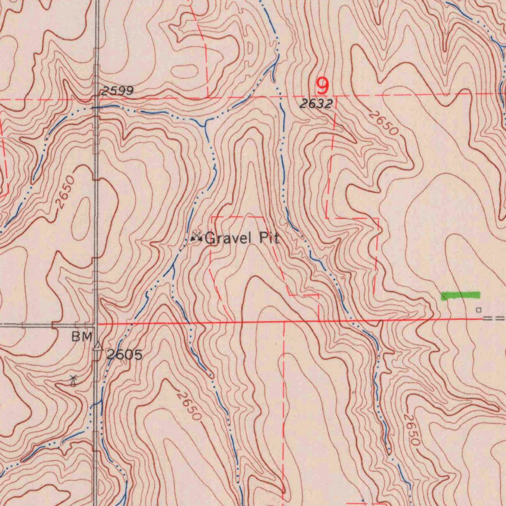 Kanona NW, KS (1965, 24000-Scale) Map by United States Geological ...