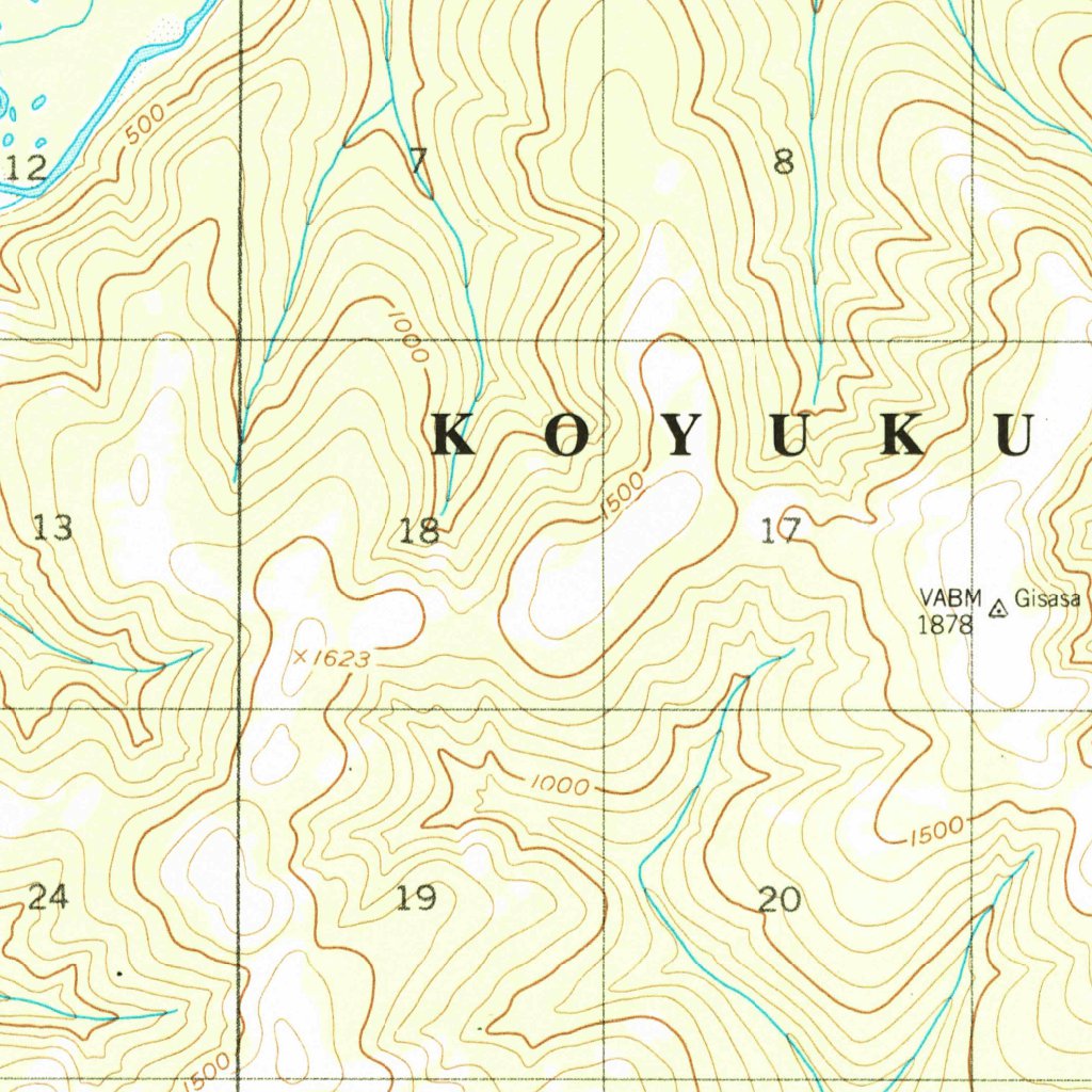 Kateel River A-4, AK (1952, 63360-Scale) Map by United States ...