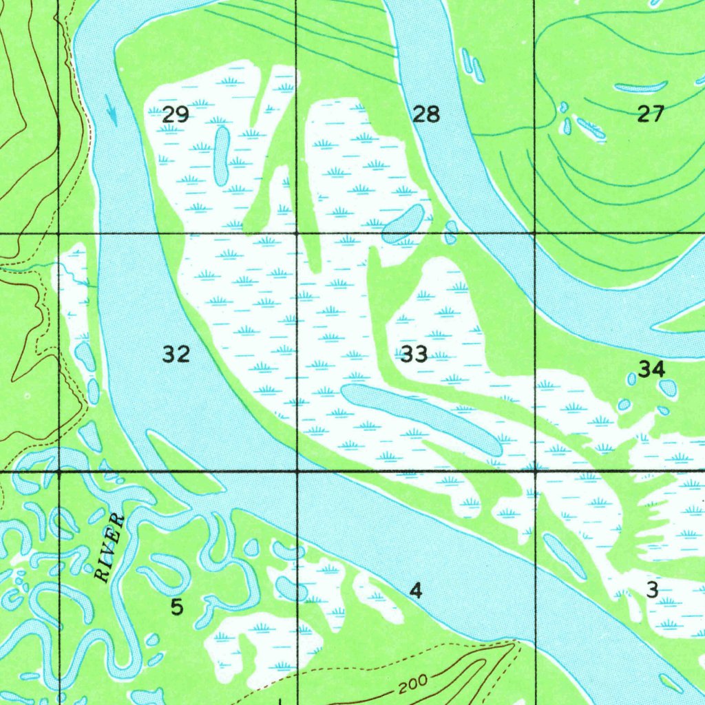 Kateel River B-4, AK (1952, 63360-Scale) Map by United States ...