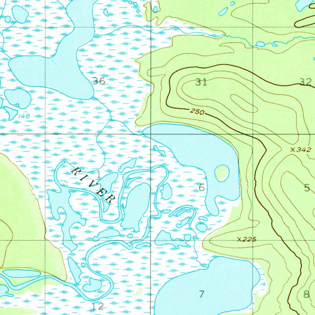 Kateel River C-2, AK (1954, 63360-Scale) Map by United States ...