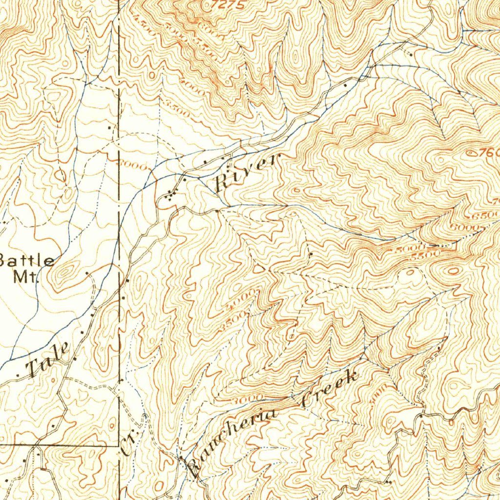 Kaweah, CA (1904, 125000-Scale) Map by United States Geological Survey ...