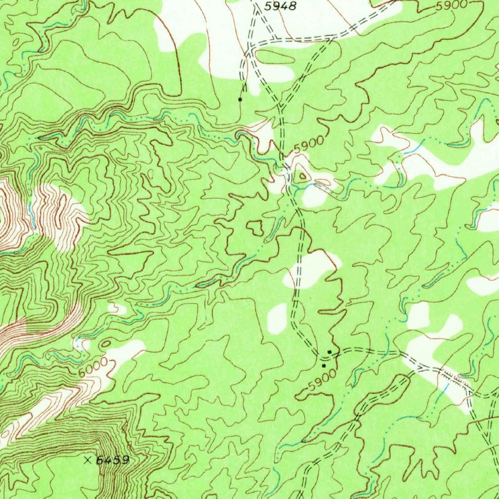 Kayenta East, AZ (1968, 24000-Scale) Map by United States Geological ...