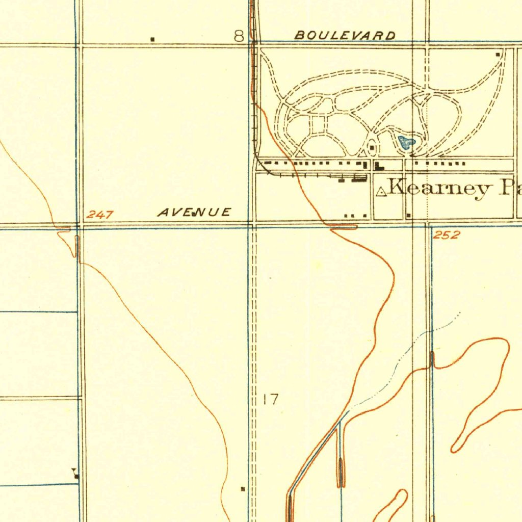 Kearney Park, CA (1923, 31680-Scale) Map by United States Geological ...