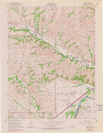 Keats, KS (1955, 24000-Scale) Map by United States Geological Survey ...