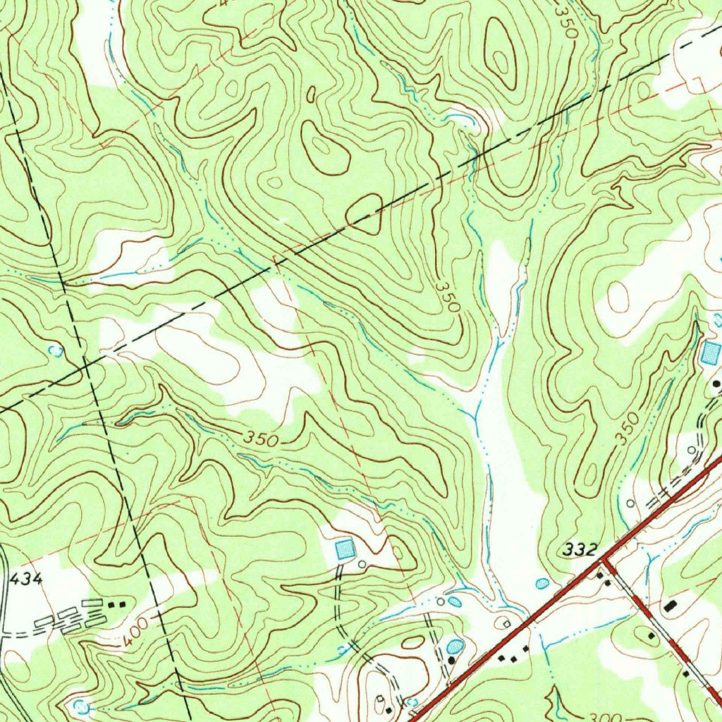 Keechi, TX (1964, 24000-Scale) Map by United States Geological Survey ...