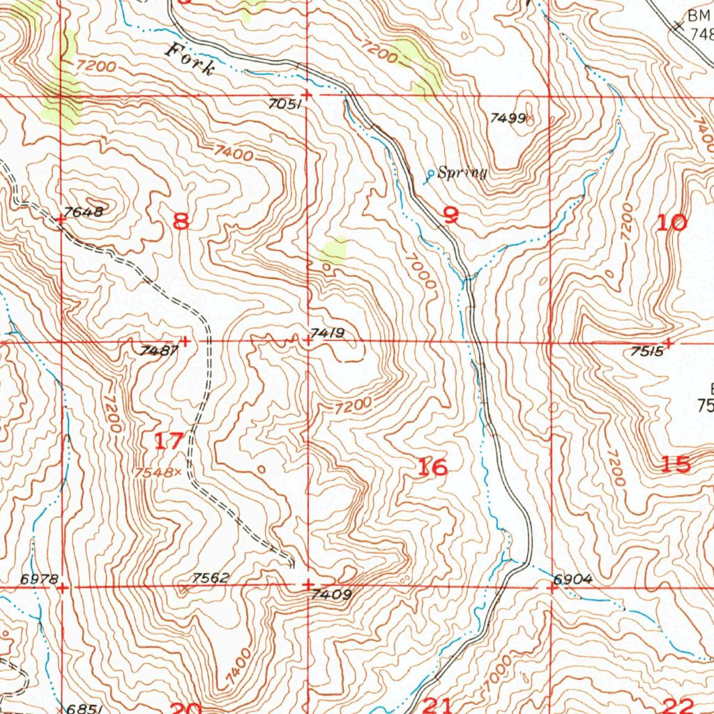 Kemmerer, WY (1954, 62500-Scale) Map by United States Geological Survey ...