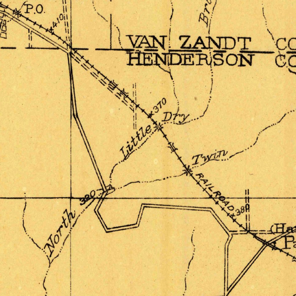 Kemp, TX (1920, 62500-Scale) Map by United States Geological Survey ...