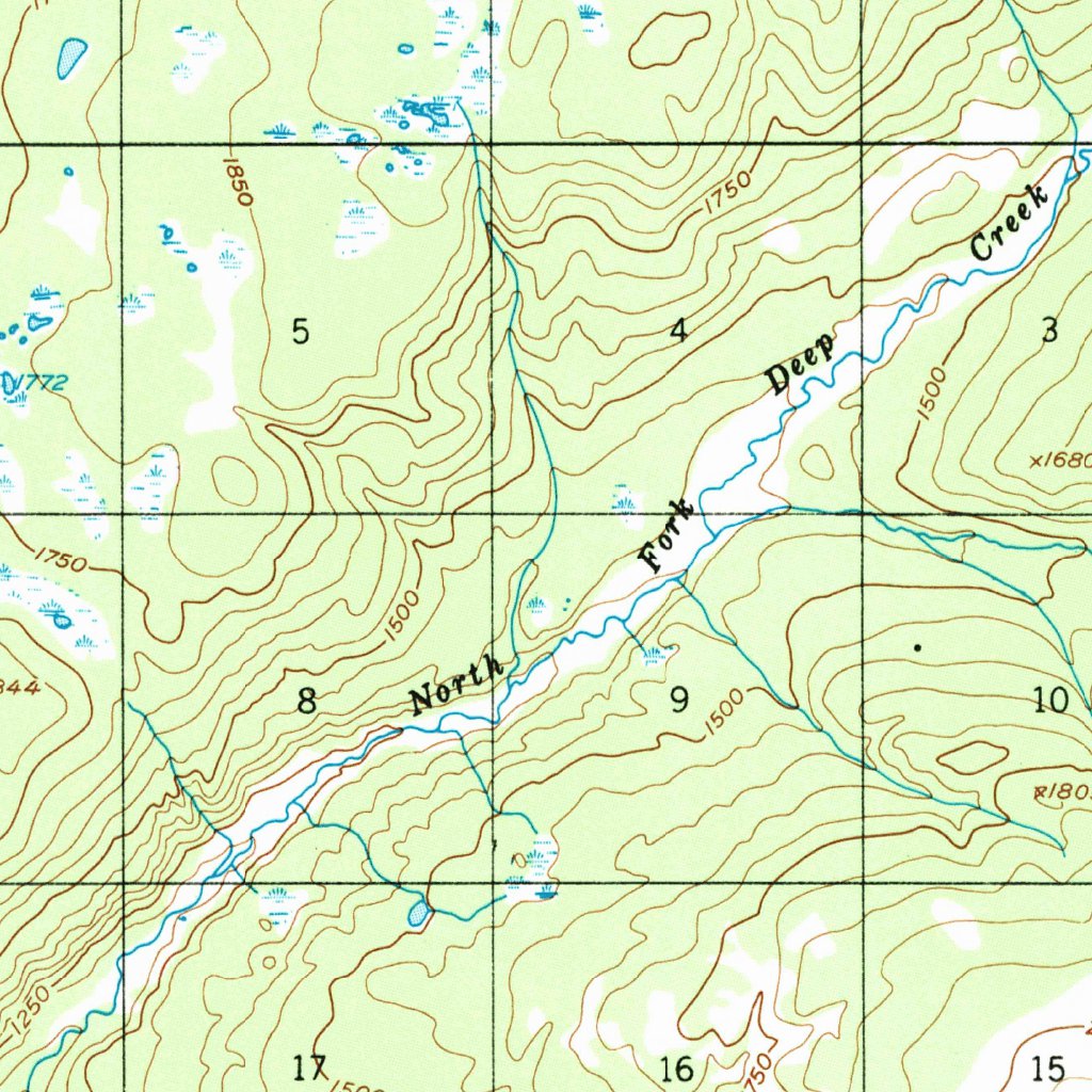 Kenai A-4, AK (1951, 63360-Scale) Map by United States Geological ...
