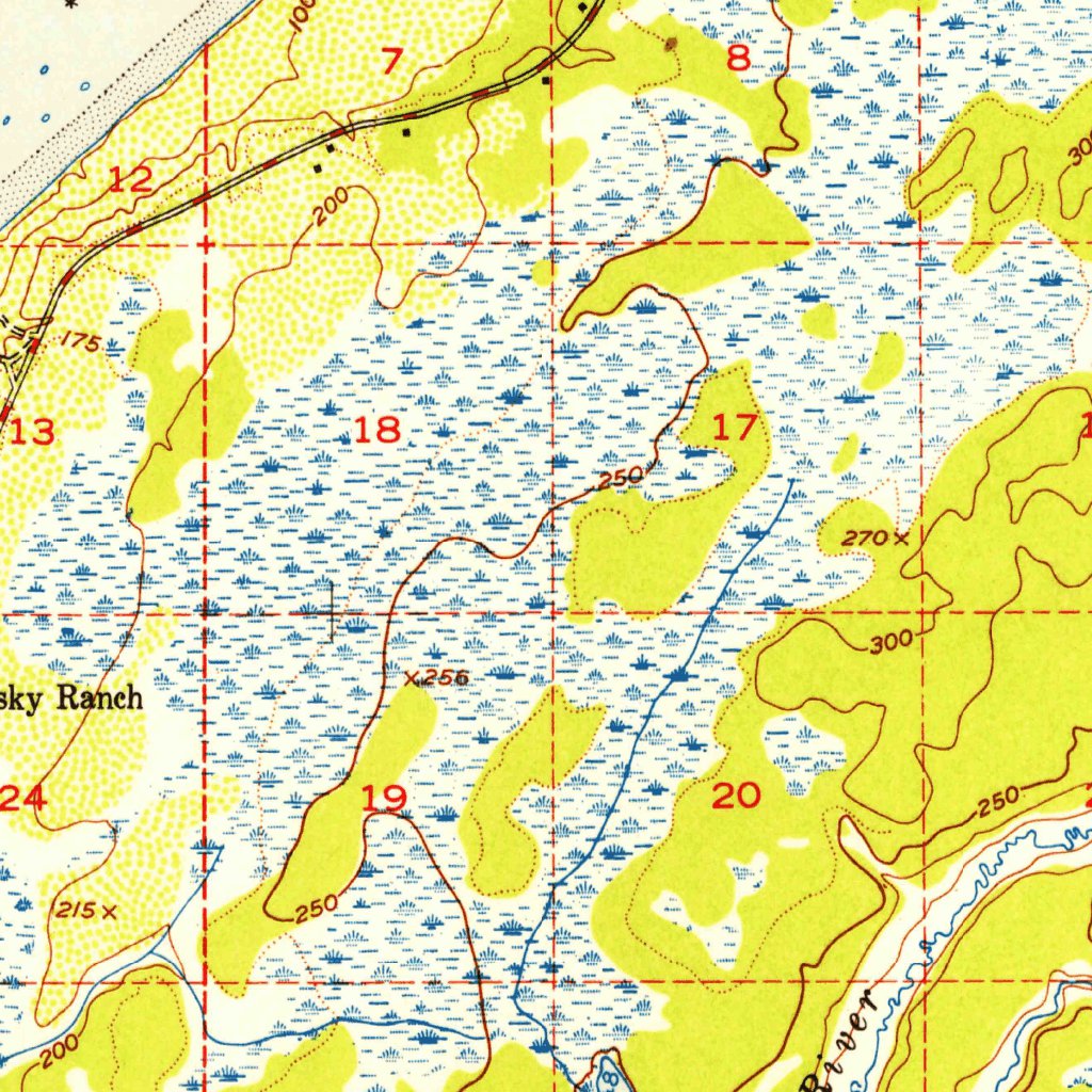 Kenai A-5, AK (1952, 63360-Scale) Map by United States Geological ...