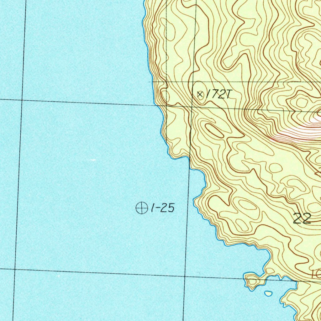 Kenai B-1 NW, AK (1986, 25000-Scale) Map by United States Geological ...