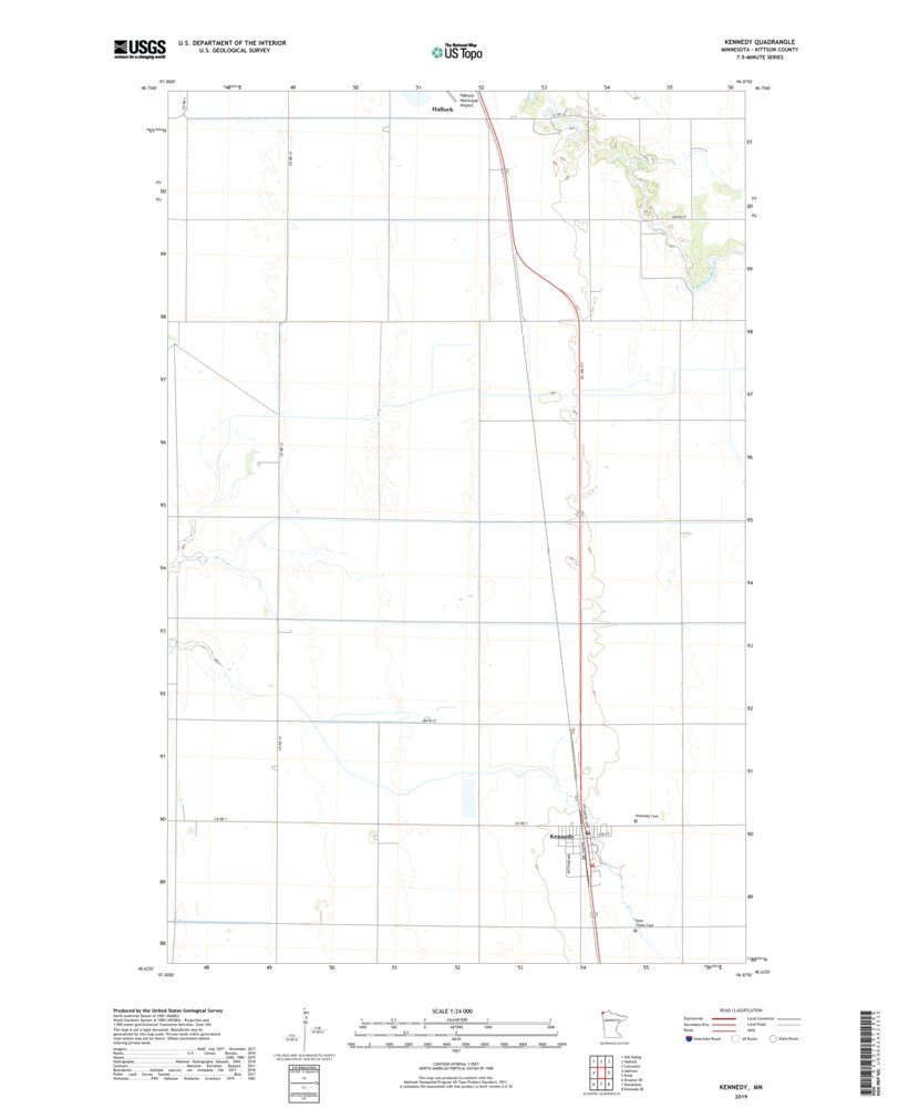 Kennedy, MN (2019, 24000-Scale) Map by United States Geological Survey ...