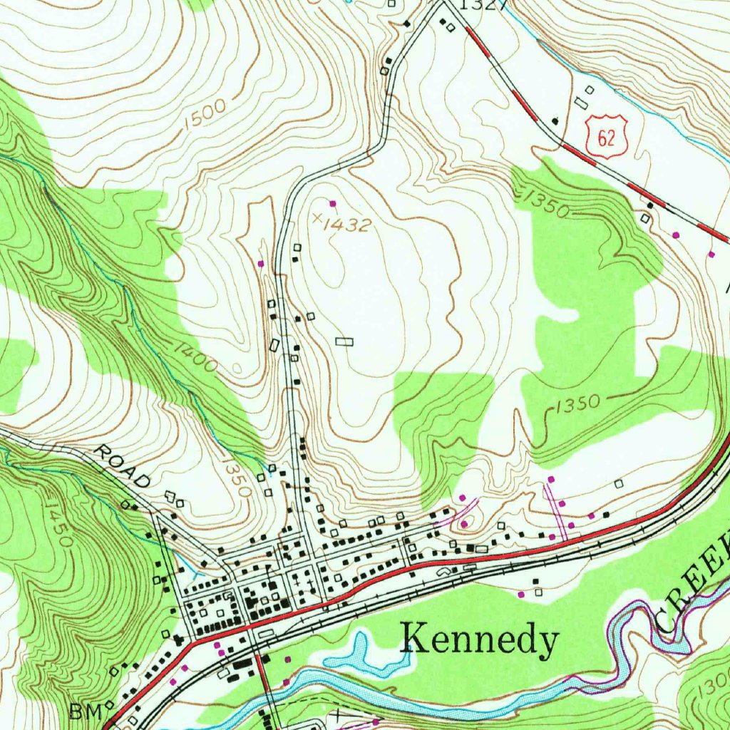 Kennedy, NY (1979, 24000-Scale) Map by United States Geological Survey ...