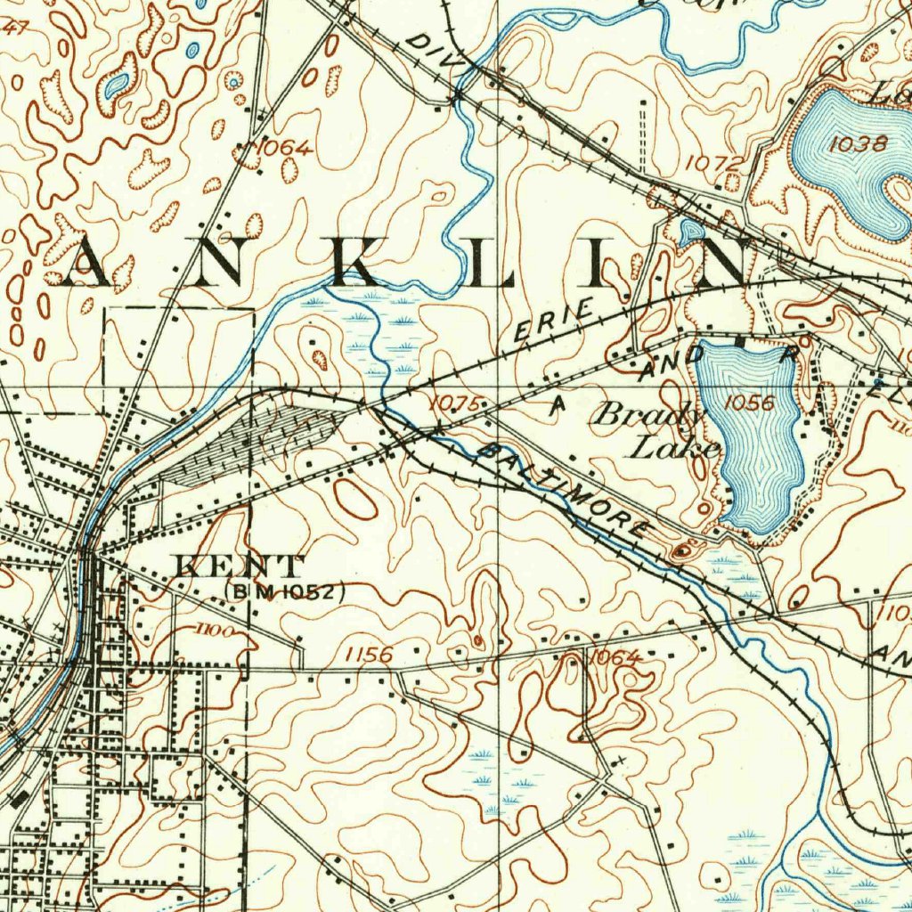 Kent, OH (1906, 62500-Scale) Map by United States Geological Survey ...