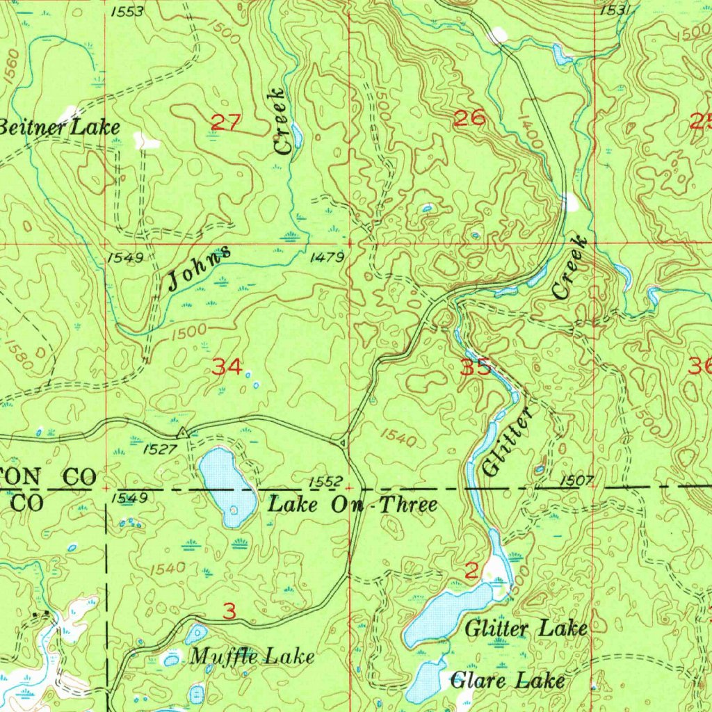 Kenton, MI (1954, 62500-Scale) Map by United States Geological Survey ...
