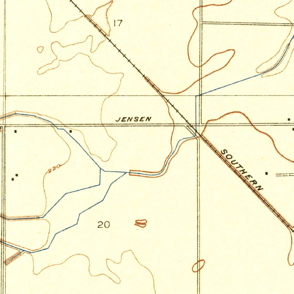Kerman, CA (1922, 31680-Scale) Map by United States Geological Survey ...