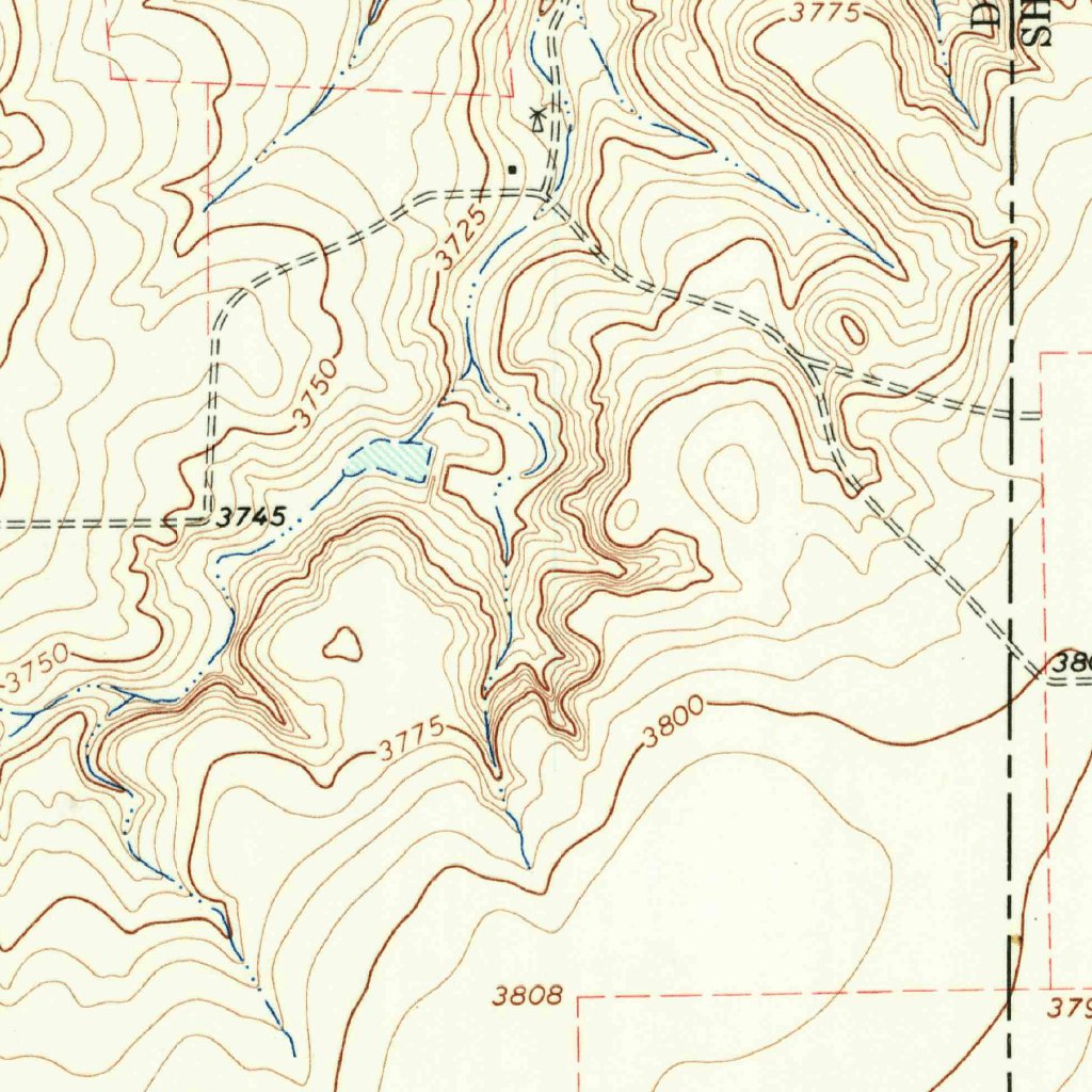 Kerrick, TX (1964, 24000-Scale) Map by United States Geological Survey ...