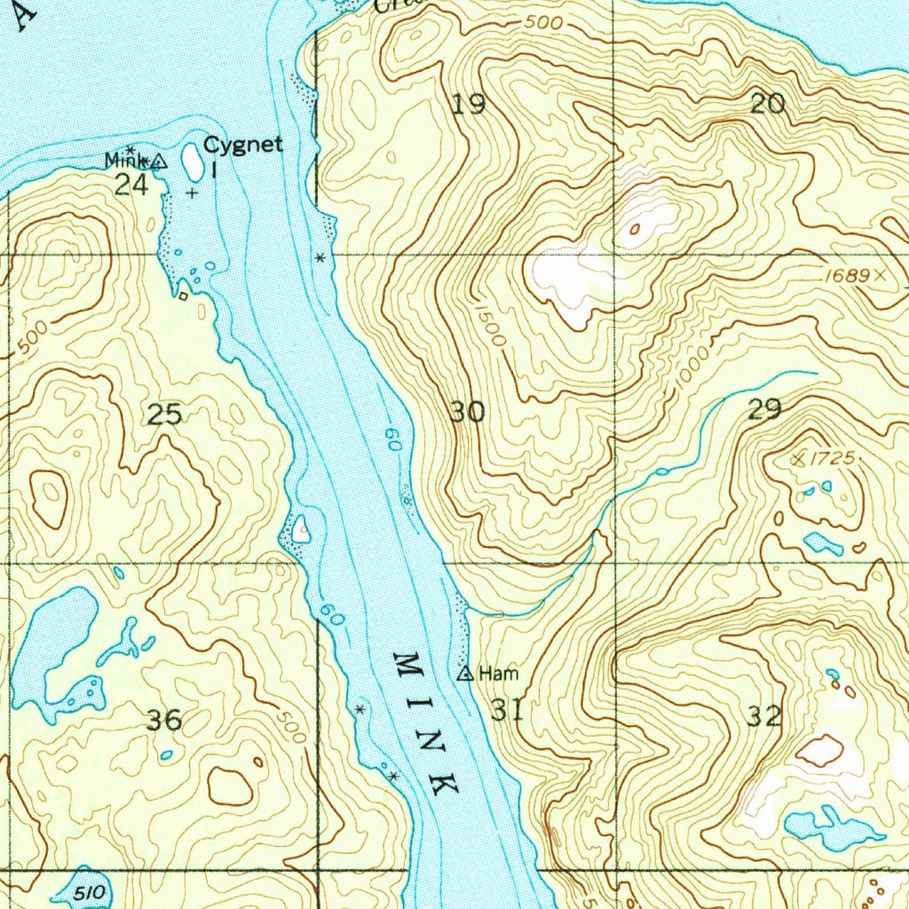 Ketchikan A-3, AK (1955, 63360-Scale) Map by United States Geological ...