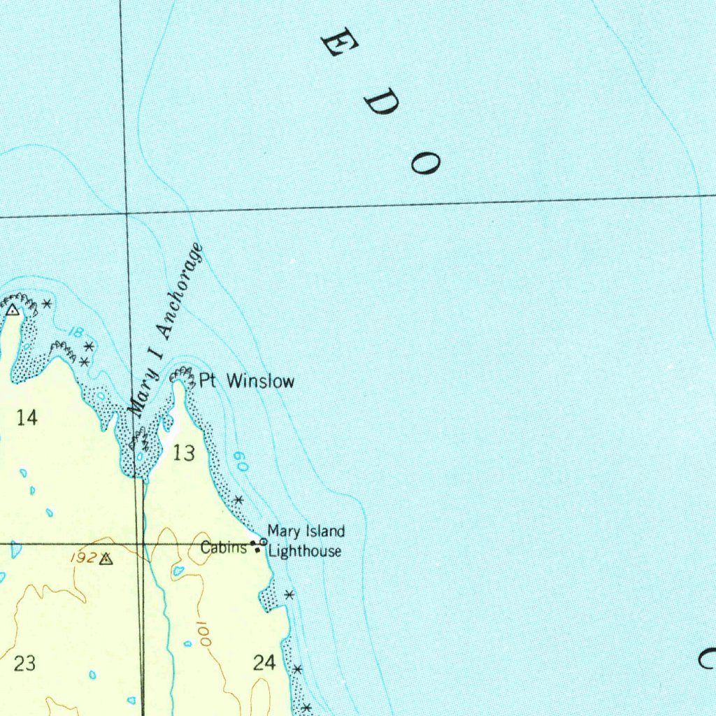 Ketchikan A-4, AK (1955, 63360-Scale) Map by United States Geological ...