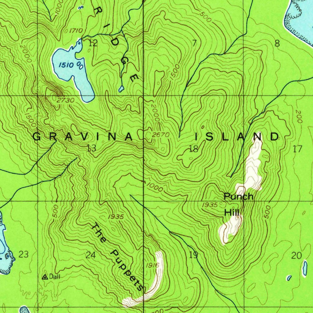 Ketchikan A-6, AK (1948, 63360-Scale) Map by United States Geological ...