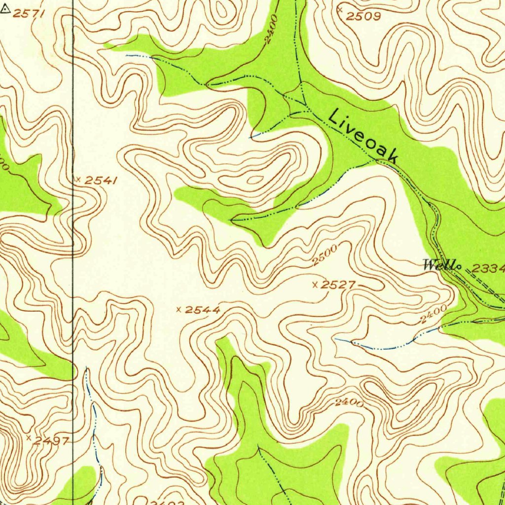 Ketchum Mountain, TX (1921, 62500-Scale) Map by United States ...
