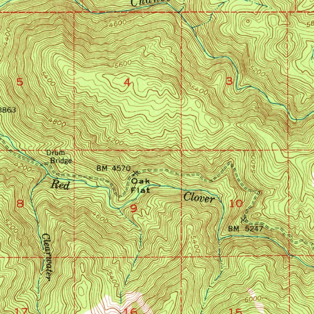 Kettle Rock, CA (1950, 62500-Scale) Map by United States Geological ...