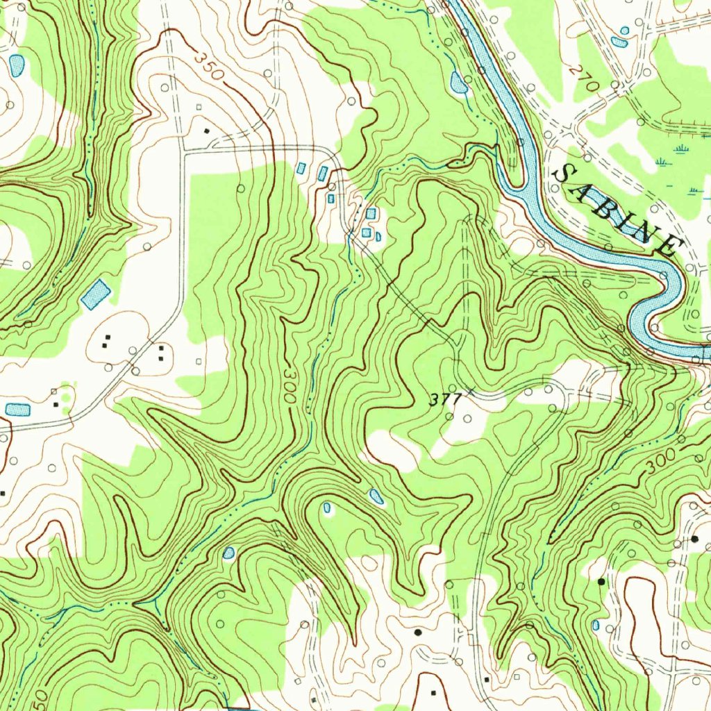 Kilgore NW, TX (1971, 24000-Scale) Map by United States Geological ...
