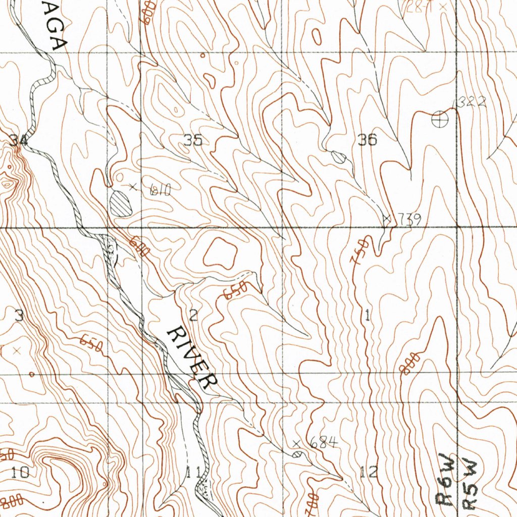 Killik River C-1, AK (1986, 63360-Scale) Map by United States ...