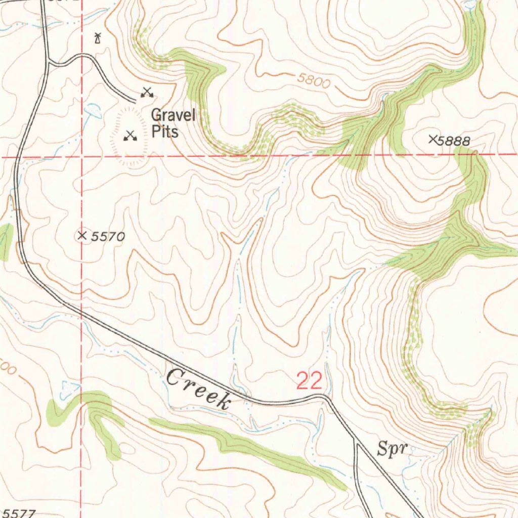 Kim South, CO (1978, 24000-Scale) Map by United States Geological ...