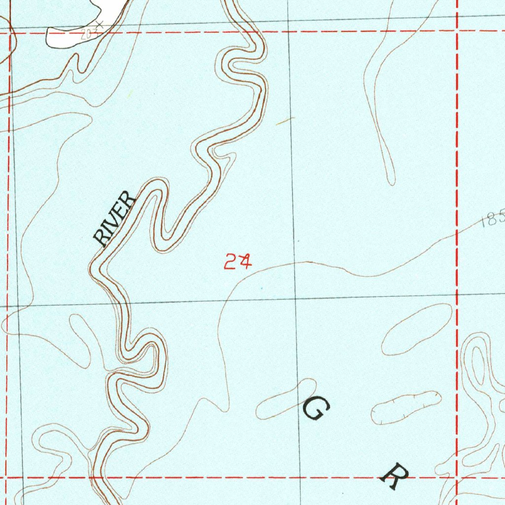 Kincaid, MS (1983, 24000-Scale) Map by United States Geological Survey ...