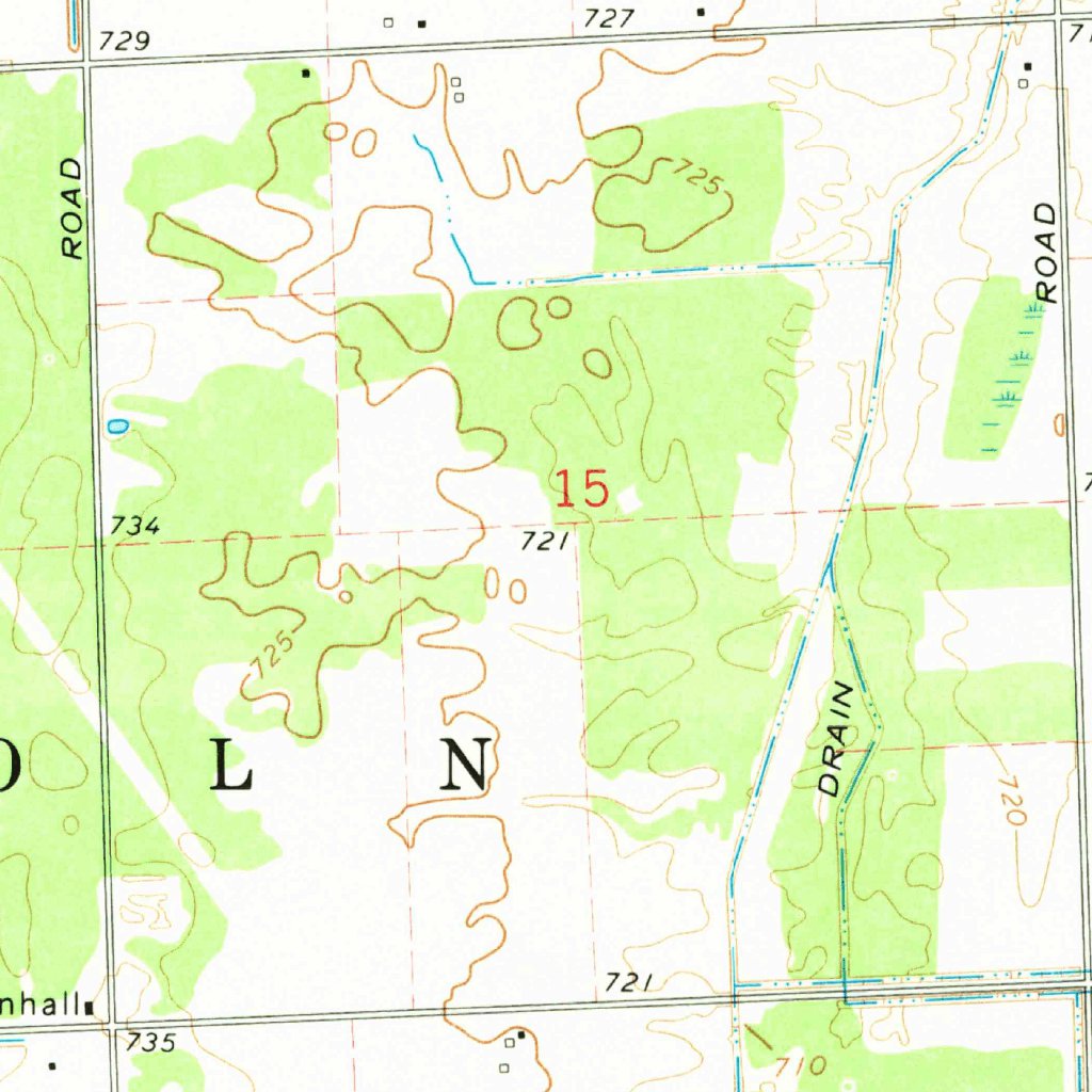 Kinde East, MI (1970, 24000-Scale) Map by United States Geological ...