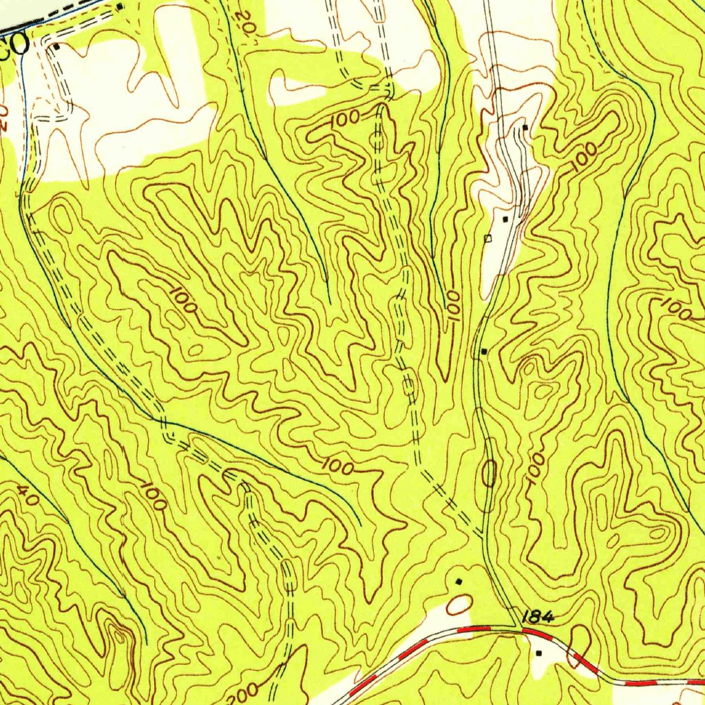 King George, VA-MD (1955, 24000-Scale) Map by United States Geological ...