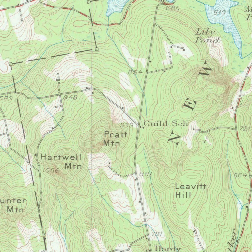 Kingfield, ME (1930, 62500-Scale) Map by United States Geological ...