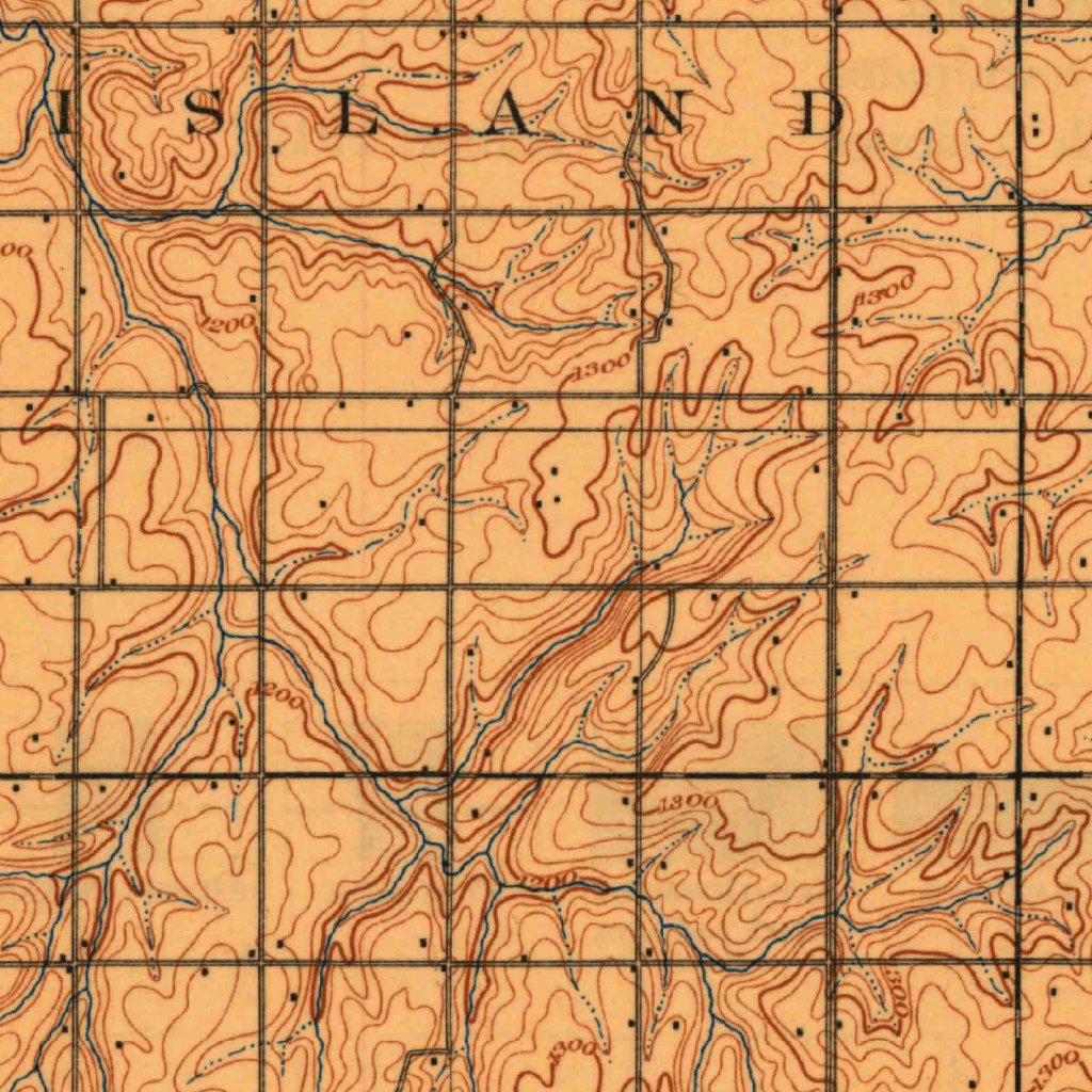 Kingfisher, OK (1895, 125000-Scale) Map by United States Geological ...