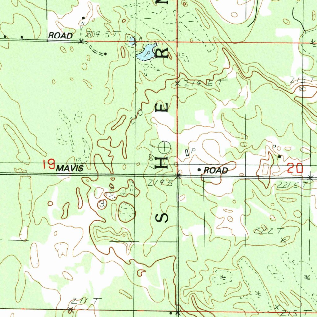 Kings Corners, MI (1982, 25000-Scale) Map by United States Geological ...