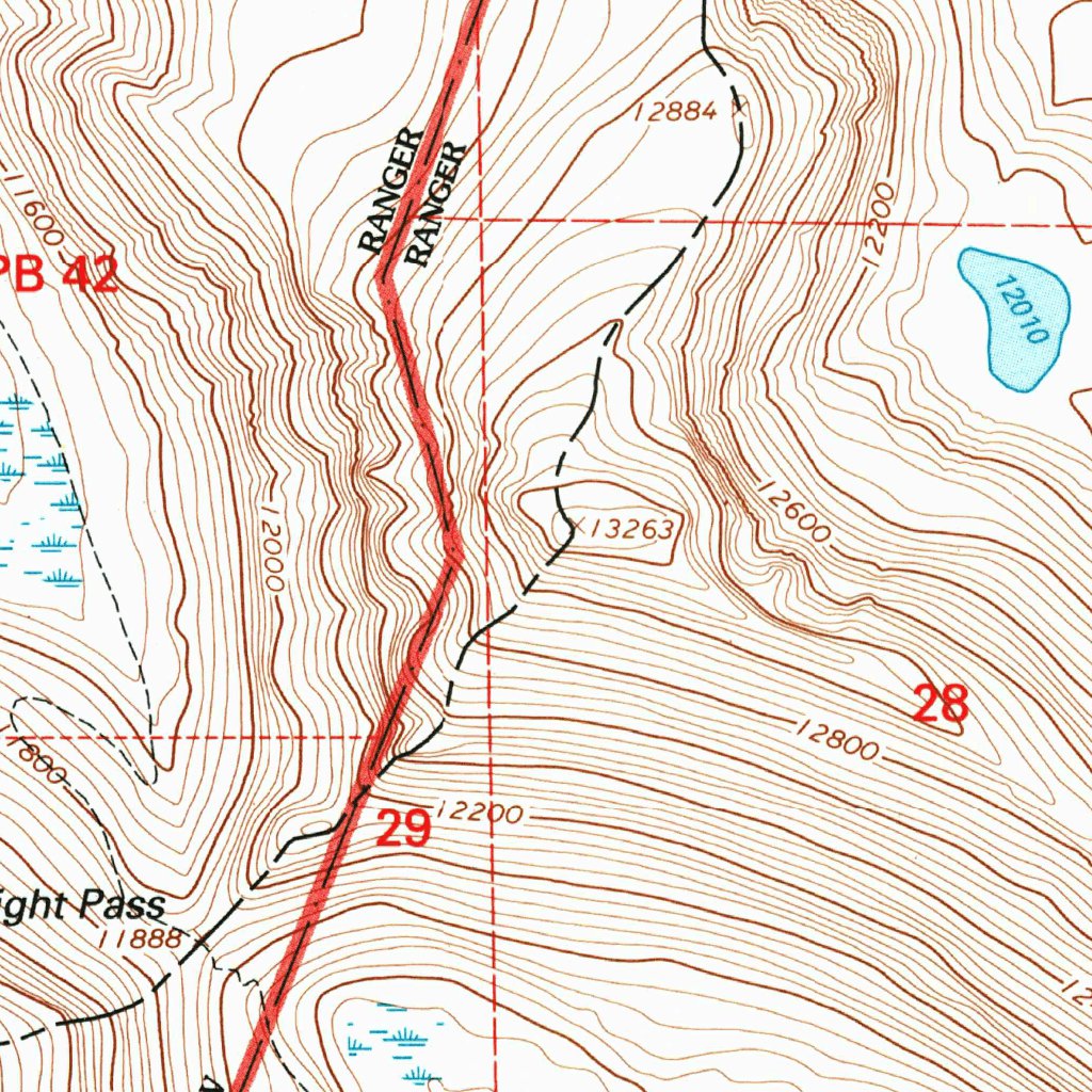 Kings Peak, UT (1996, 24000-Scale) Map by United States Geological Survey | Avenza Maps