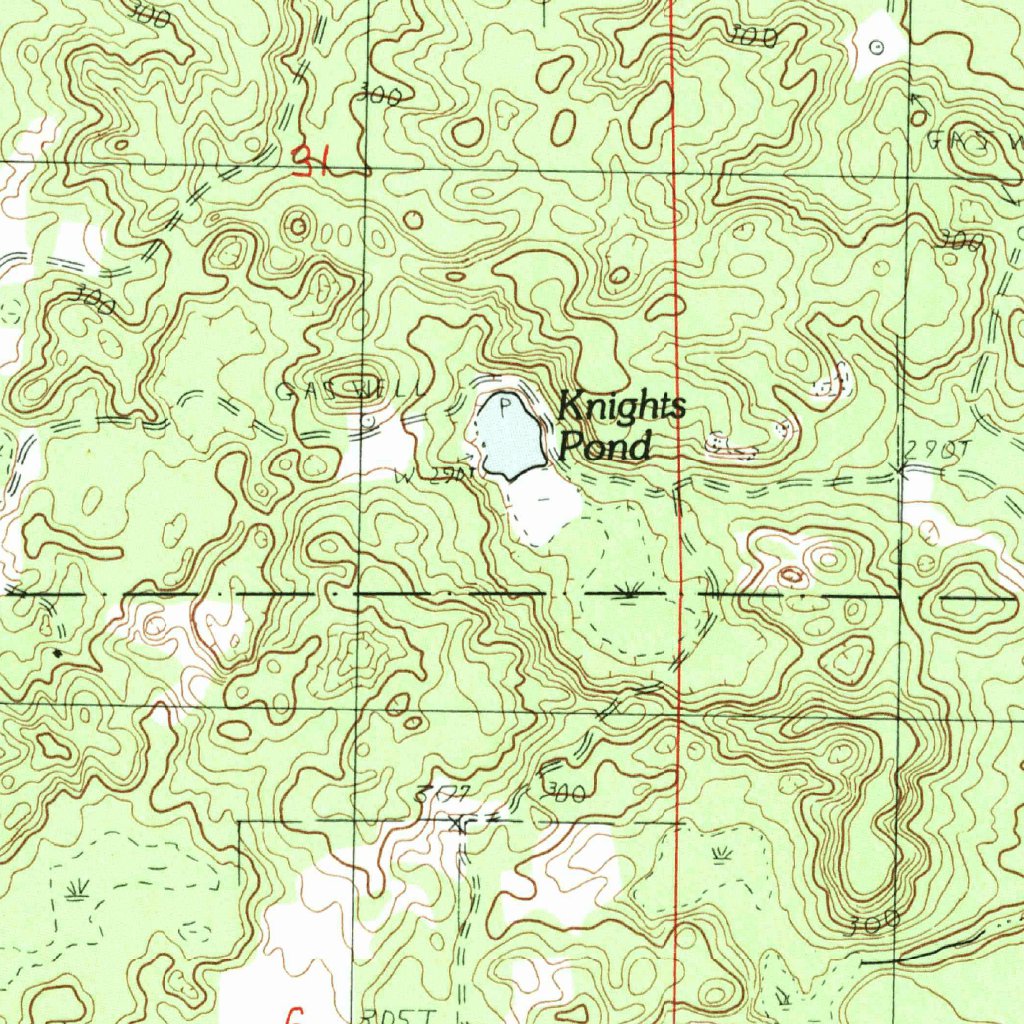 Kingsley, MI (1983, 25000-Scale) Map by United States Geological Survey ...