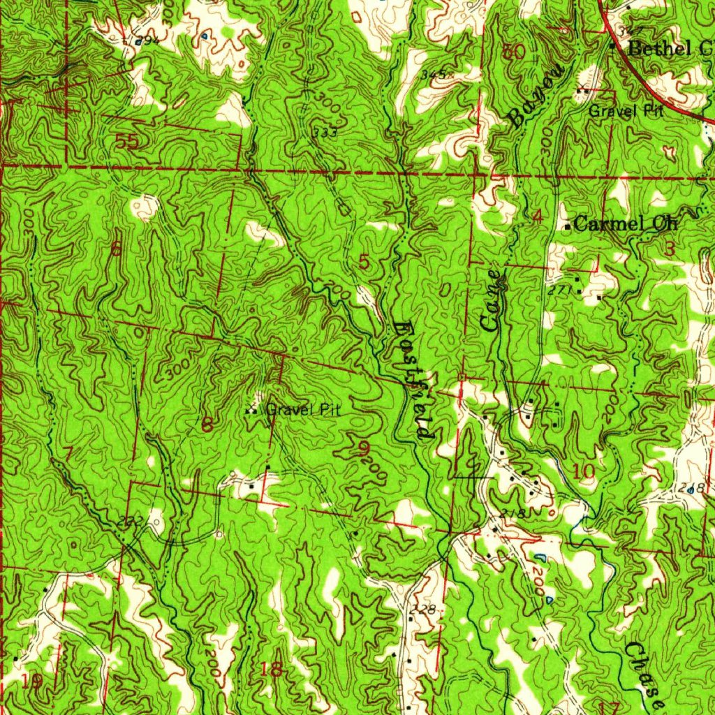Kingston, MS-LA (1958, 62500-Scale) Map by United States Geological ...