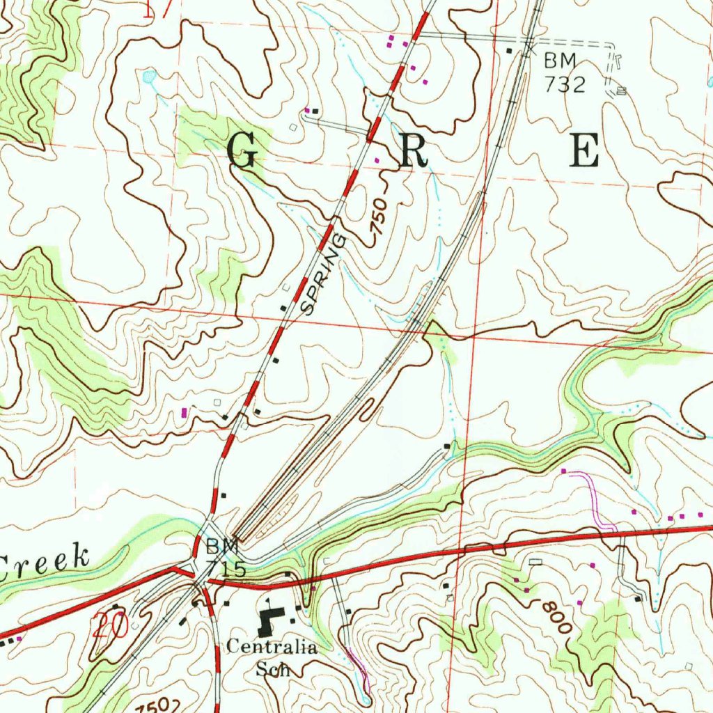 Kingston, OH (1961, 24000-Scale) Map by United States Geological Survey ...