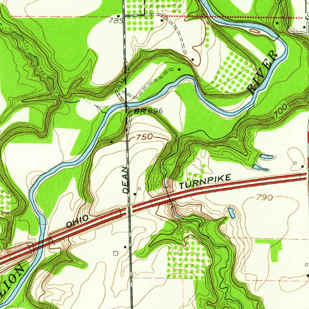 Kipton, OH (1959, 24000-Scale) Map by United States Geological Survey ...