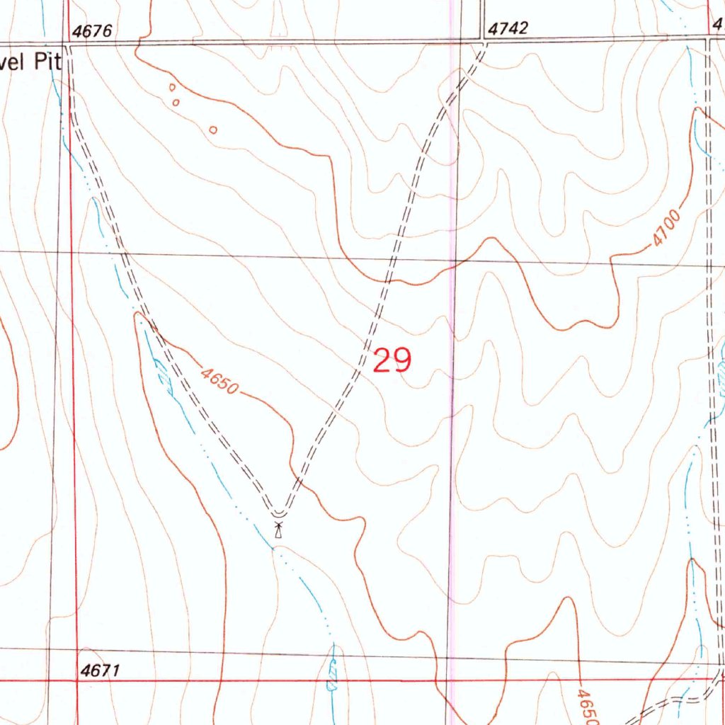 Kit Carson NW, CO (1982, 24000-Scale) Map by United States Geological ...