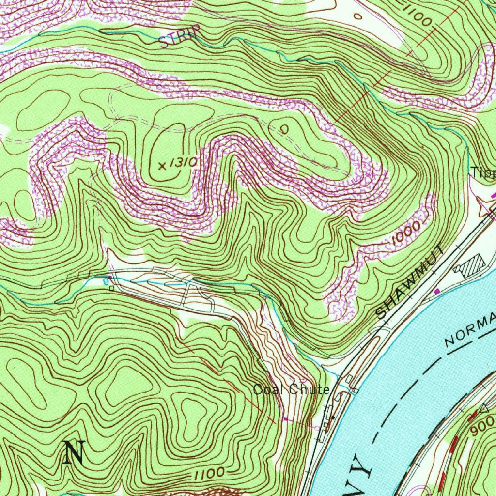 Kittanning, PA (1958, 24000-Scale) Map by United States Geological ...