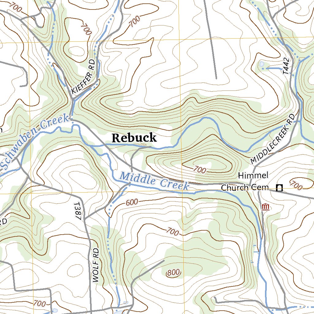 Klingerstown, PA (2023, 24000-Scale) Map by United States Geological ...