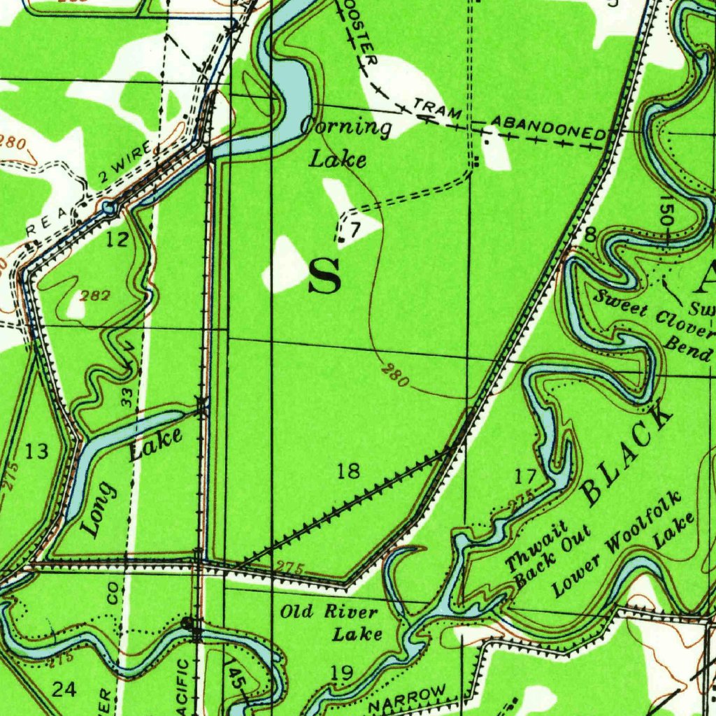 Knobel, AR-MO (1941, 62500-Scale) Map by United States Geological ...