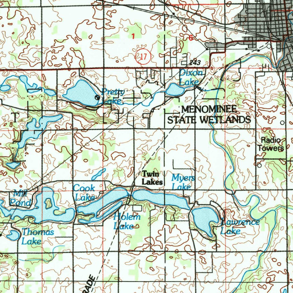 Knox, IN (1984, 100000-Scale) Map by United States Geological Survey ...