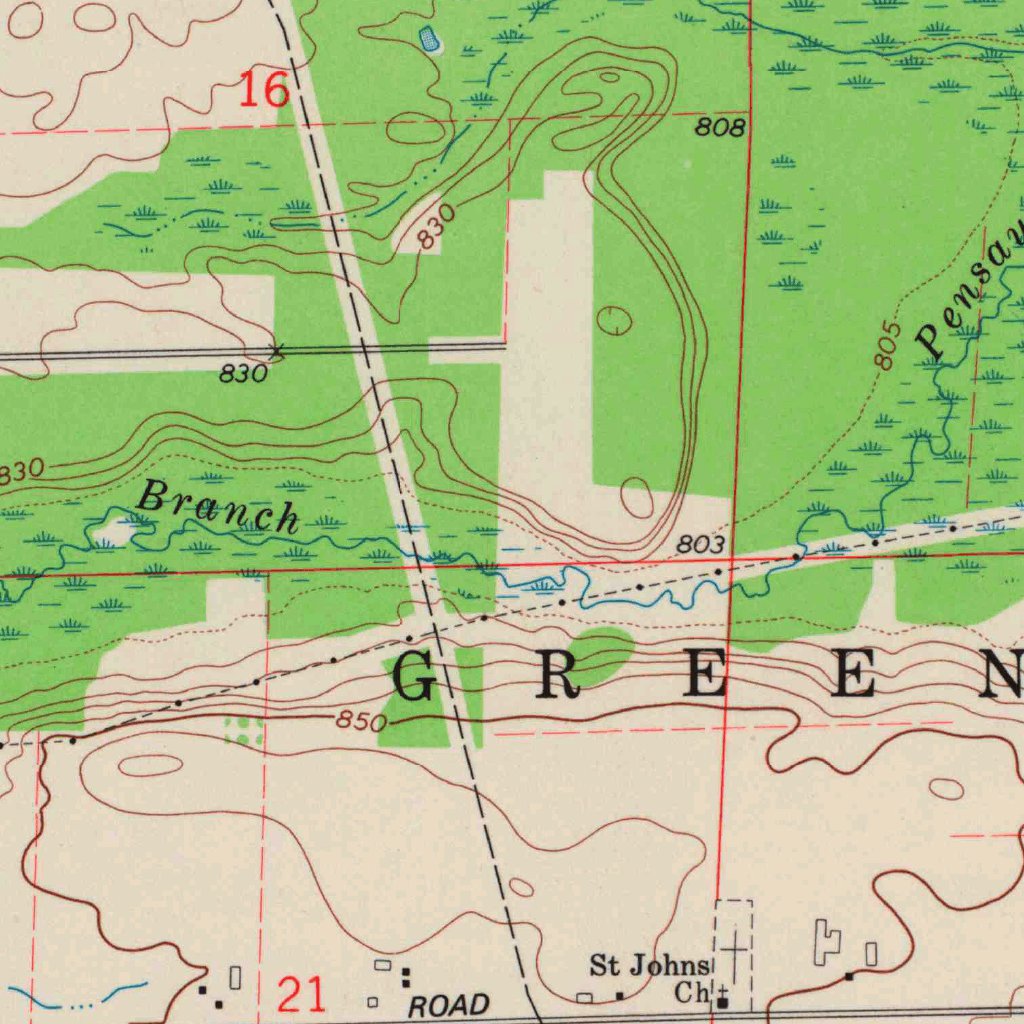 Krakow, WI (1974, 24000-Scale) Map by United States Geological Survey ...